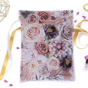 Boho Floral Poly Mailers 10" X 13" Self Adhesive Quality Thick ...