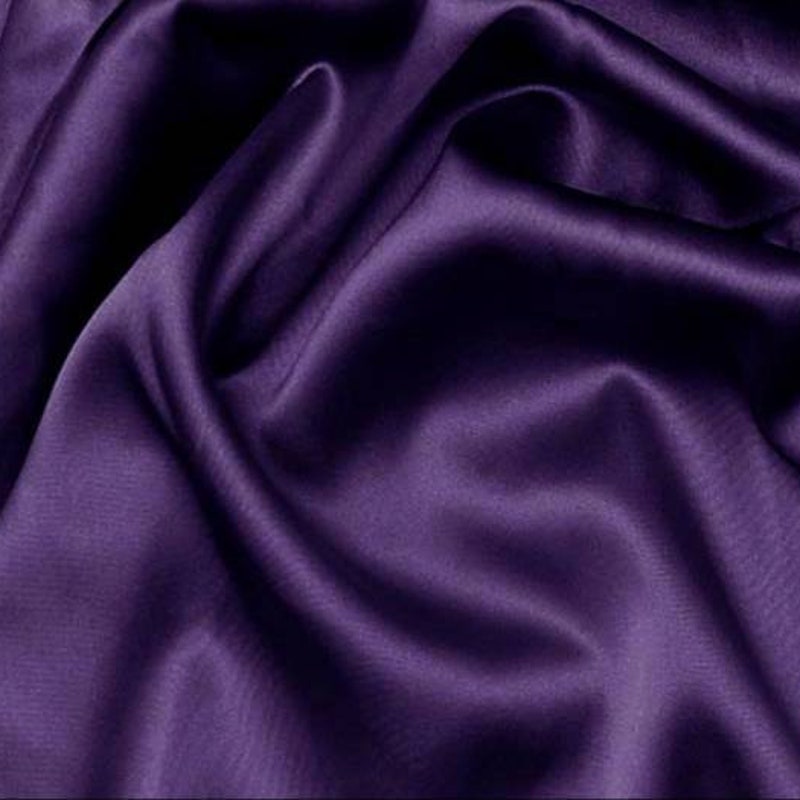 Purple Satin Fabric - Etsy