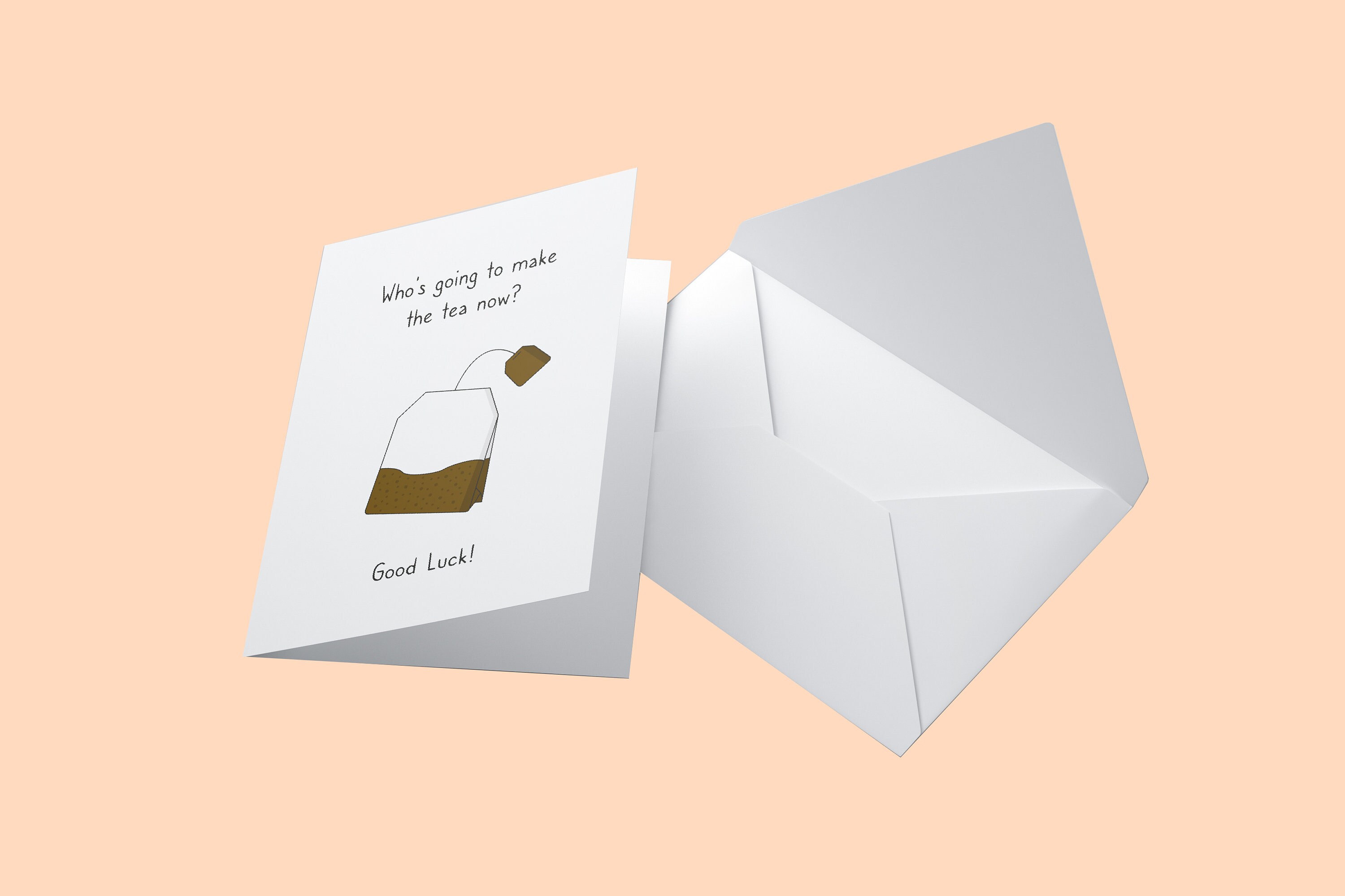 Make Tea Now! Leaving Card, New Job Card, Goodbye Card, Joke Card ...