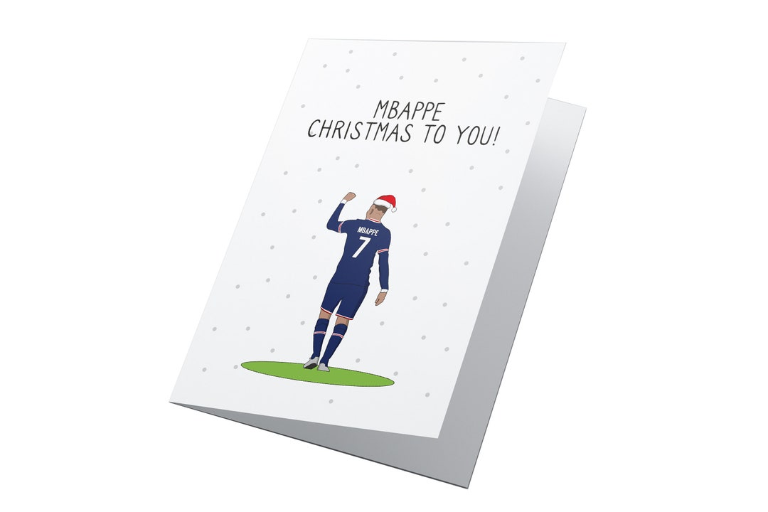 Kylian Mbappe Mbappe Christmas to You Personalised Messi Christmas ...