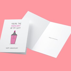 You're The Highlight Of My Day Anniversary Card | Etsy
