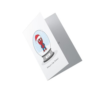 Personalised Superhero Christmas Card, Superhero Christmas, Childrens ...