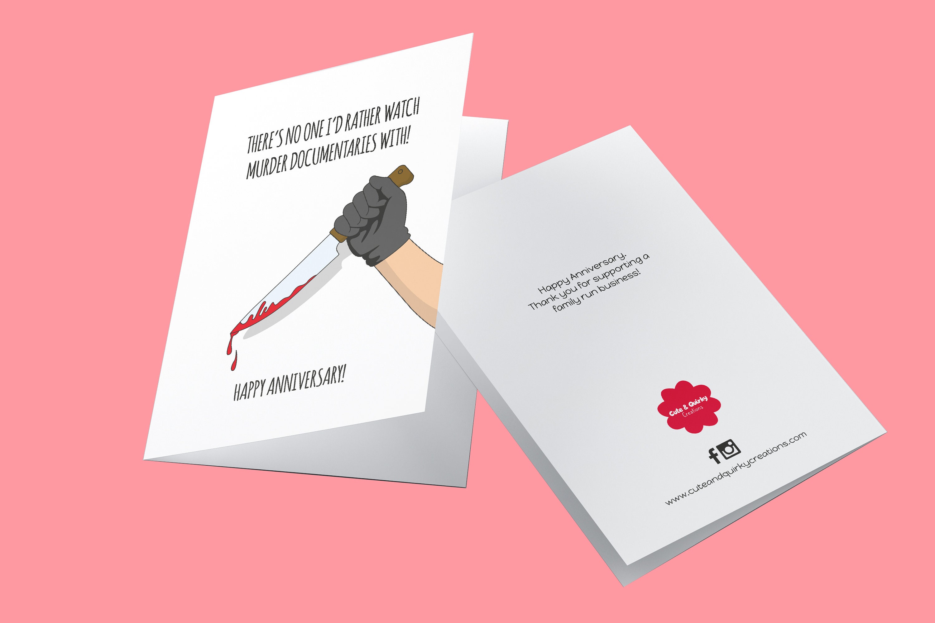Murder Documentaries! Personalised Anniversary Card, Lockdown ...