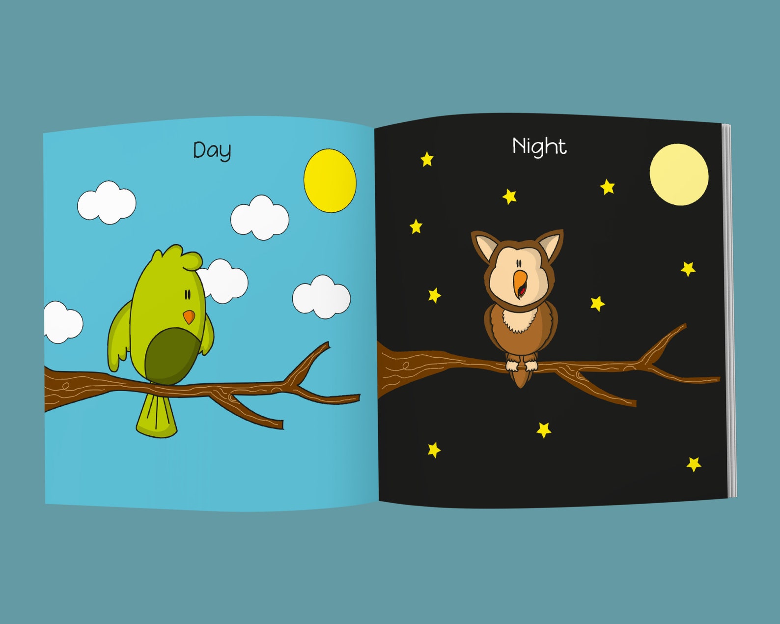 Opposites Children’s Learning Book | Animals | Learning Book for Kids ...