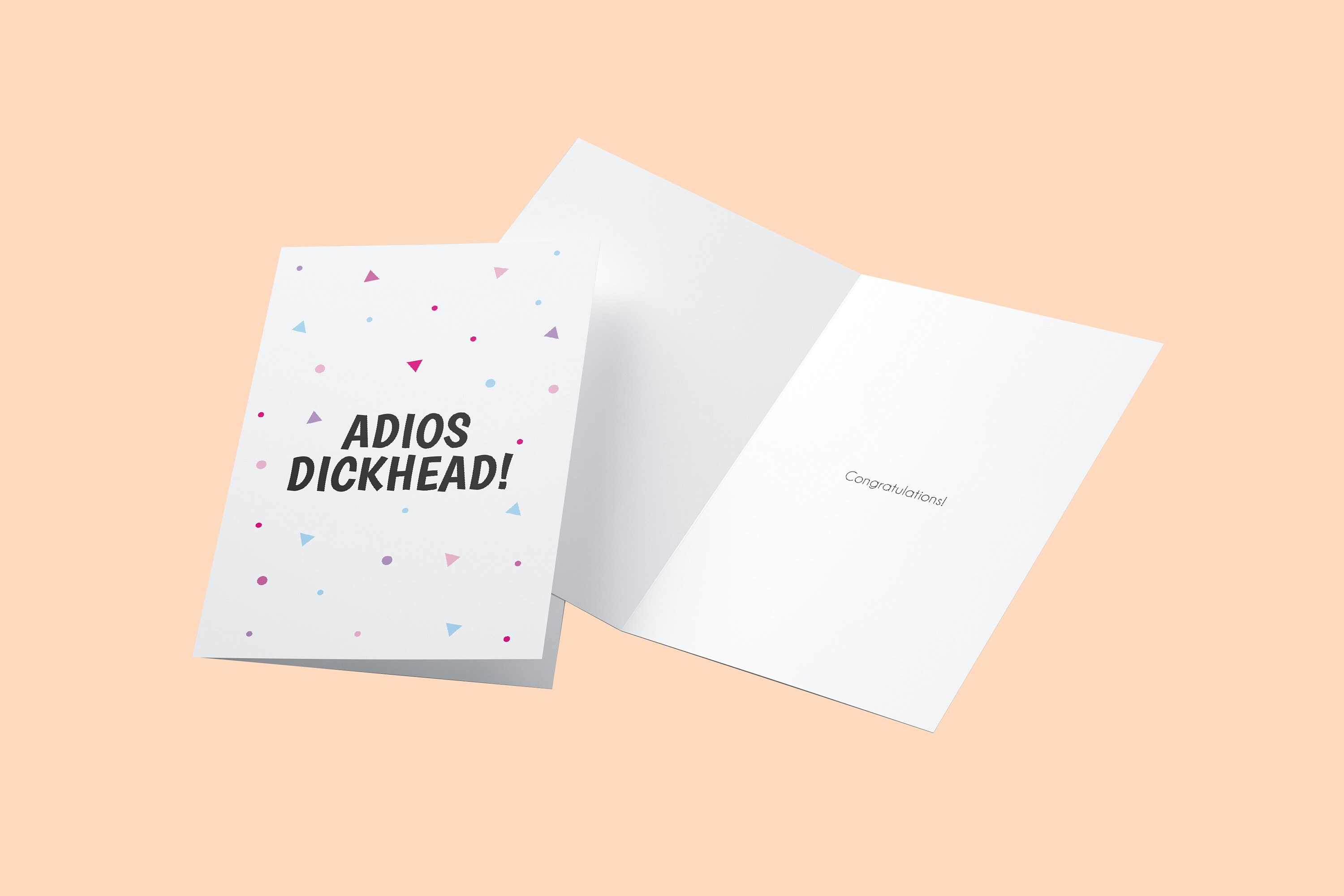 Adios Dickhead Leaving Card New Job Card Goodbye Card Joke - Etsy