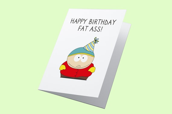 South Park Happy Birthday Card