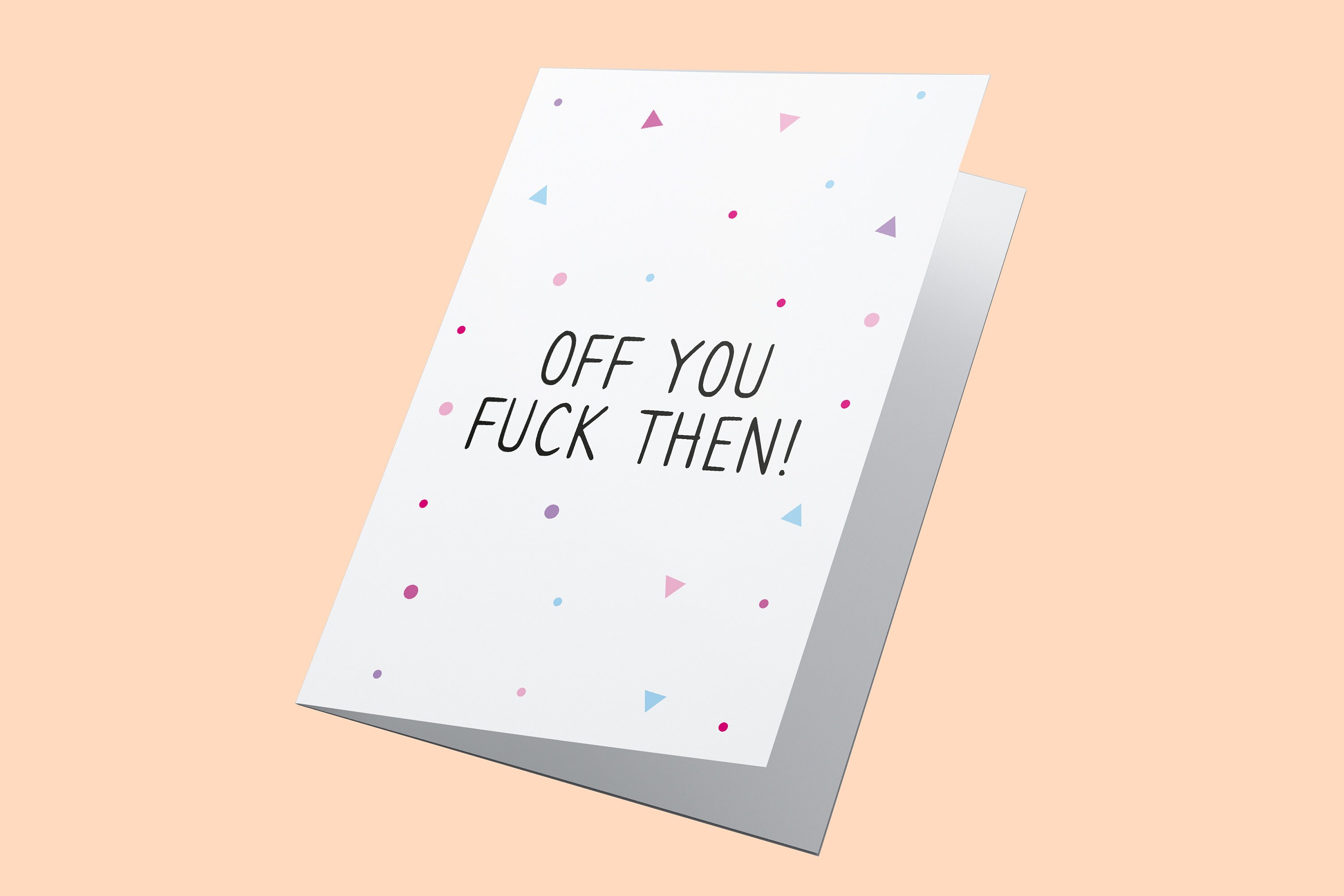 Off You Fuck Then Leaving Card New Job Card Goodbye Card | Etsy