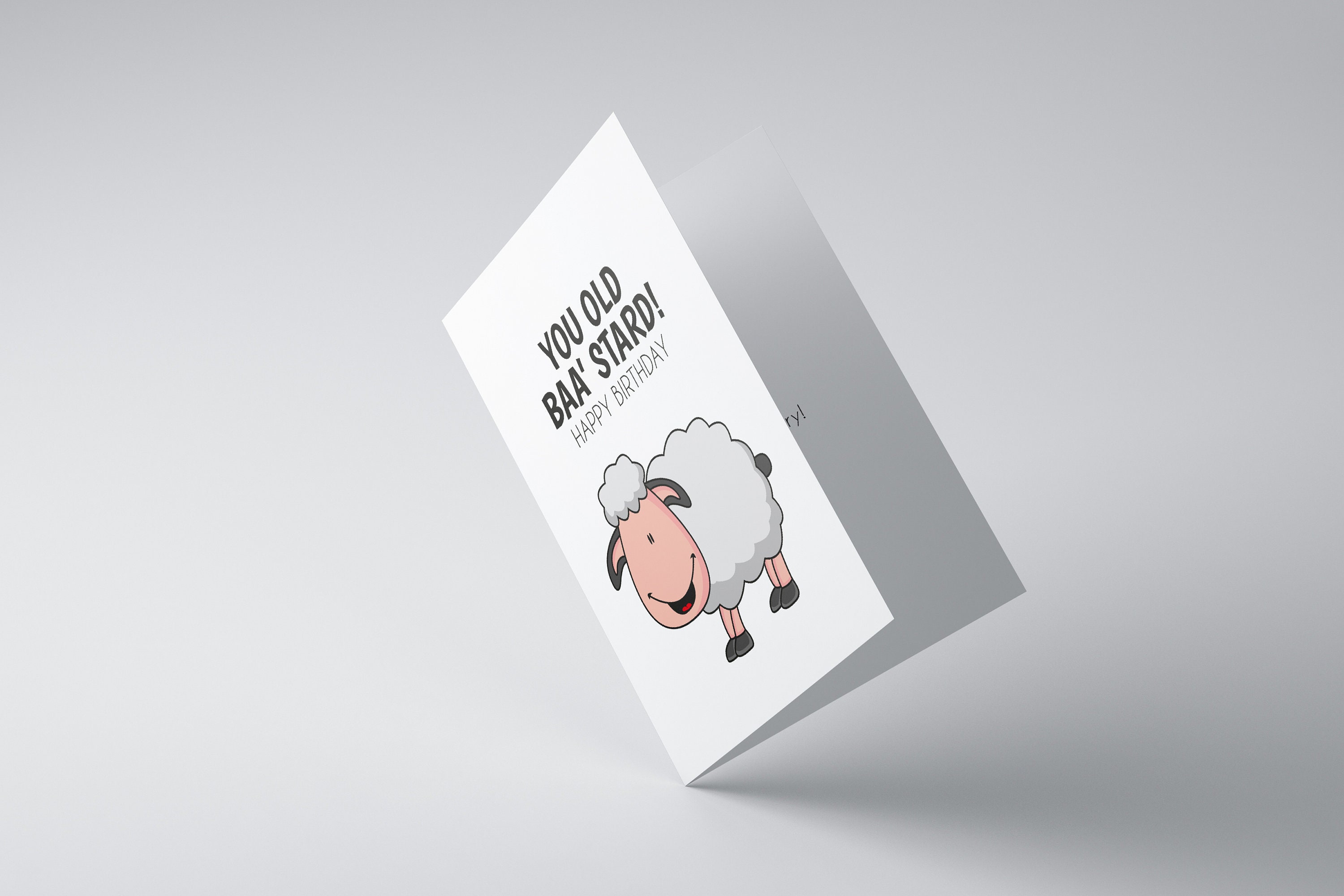 You Old Baa'stard Personalised Birthday Card Card for | Etsy