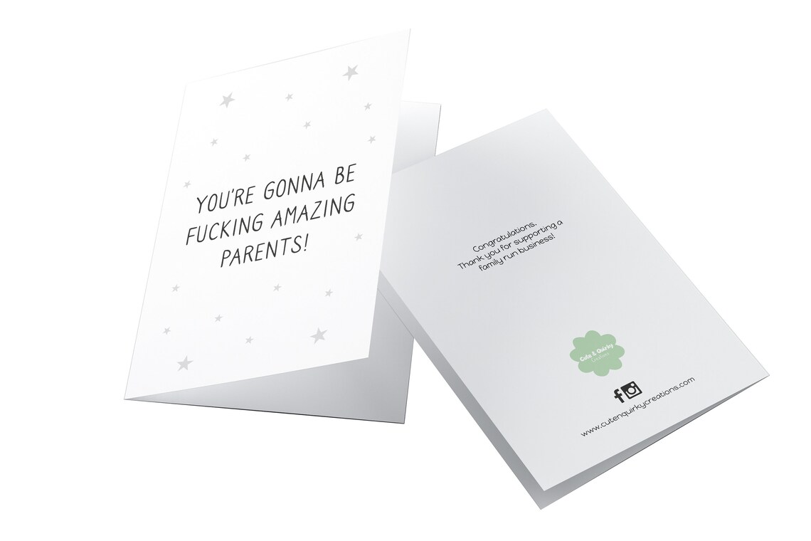 Amazing Parents New Baby Card New Parent Card Pregnancy - Etsy