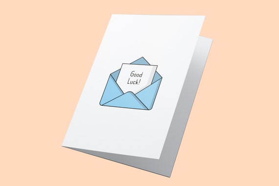 Good Luck Letter Leaving Card New Job Card Goodbye Card | Etsy