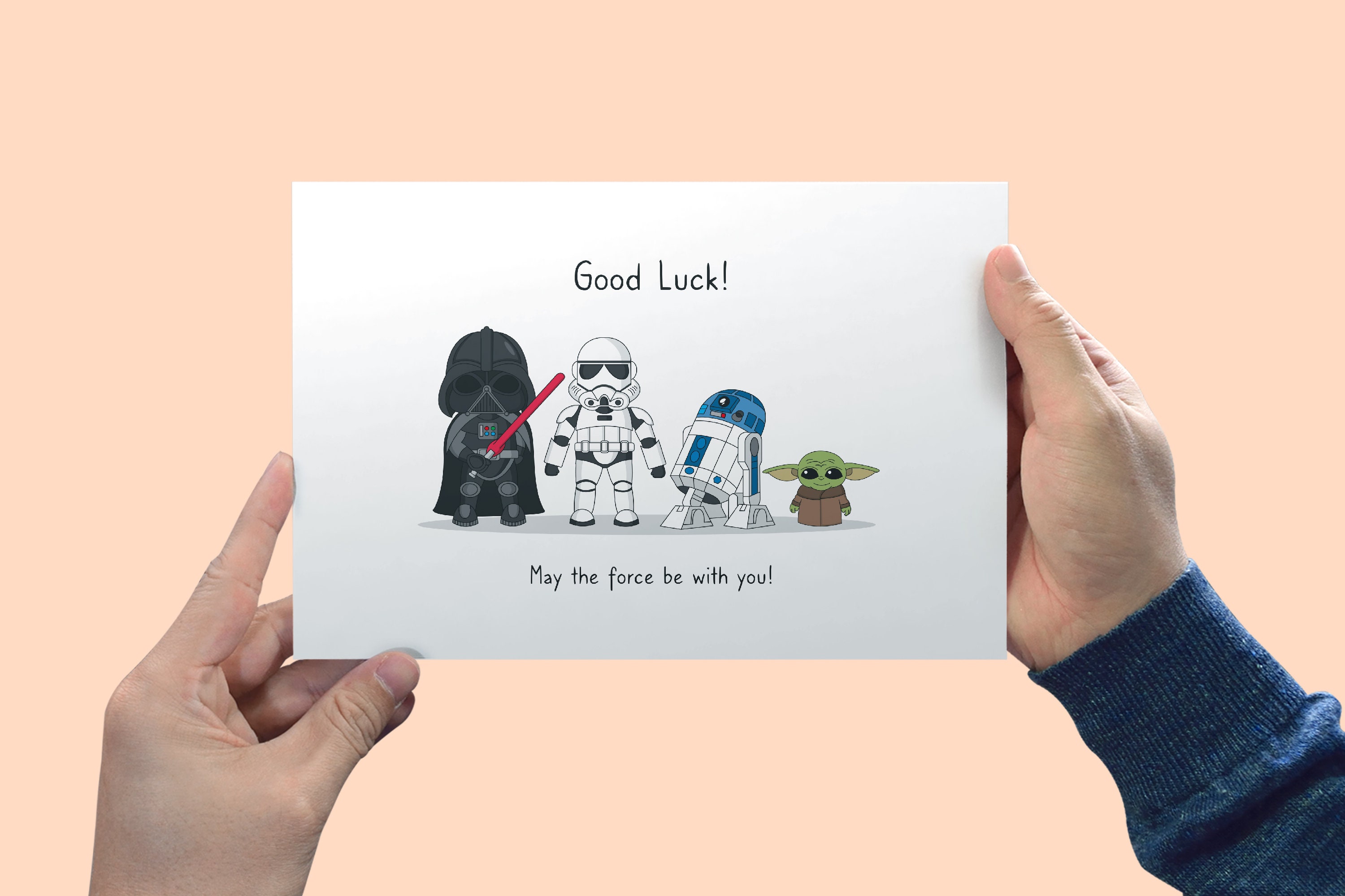 Star Wars Good Luck Leaving Card New Job Card Goodbye Card - Etsy