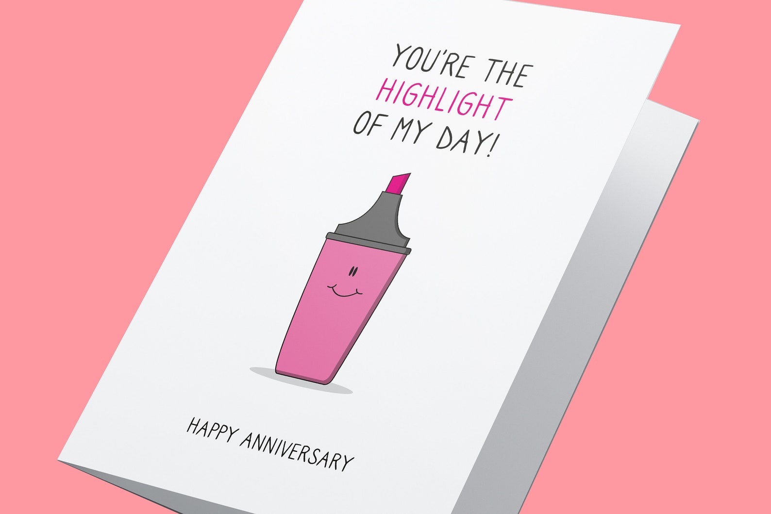 You're The Highlight Of My Day Anniversary Card | Etsy