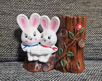 Big Eye Rabbit Vase - Etsy