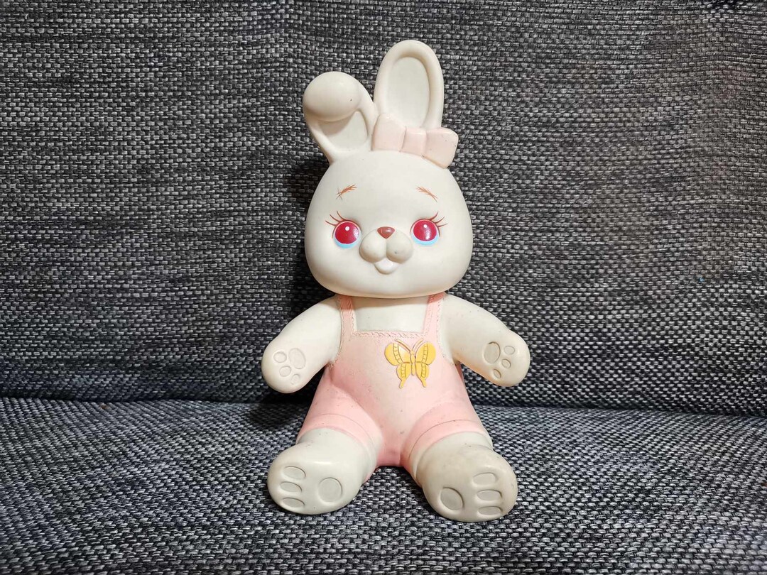 Vintage Japanese Animal Toys Rubber Kitsch Kawaii Bunny Japan Doll - Etsy