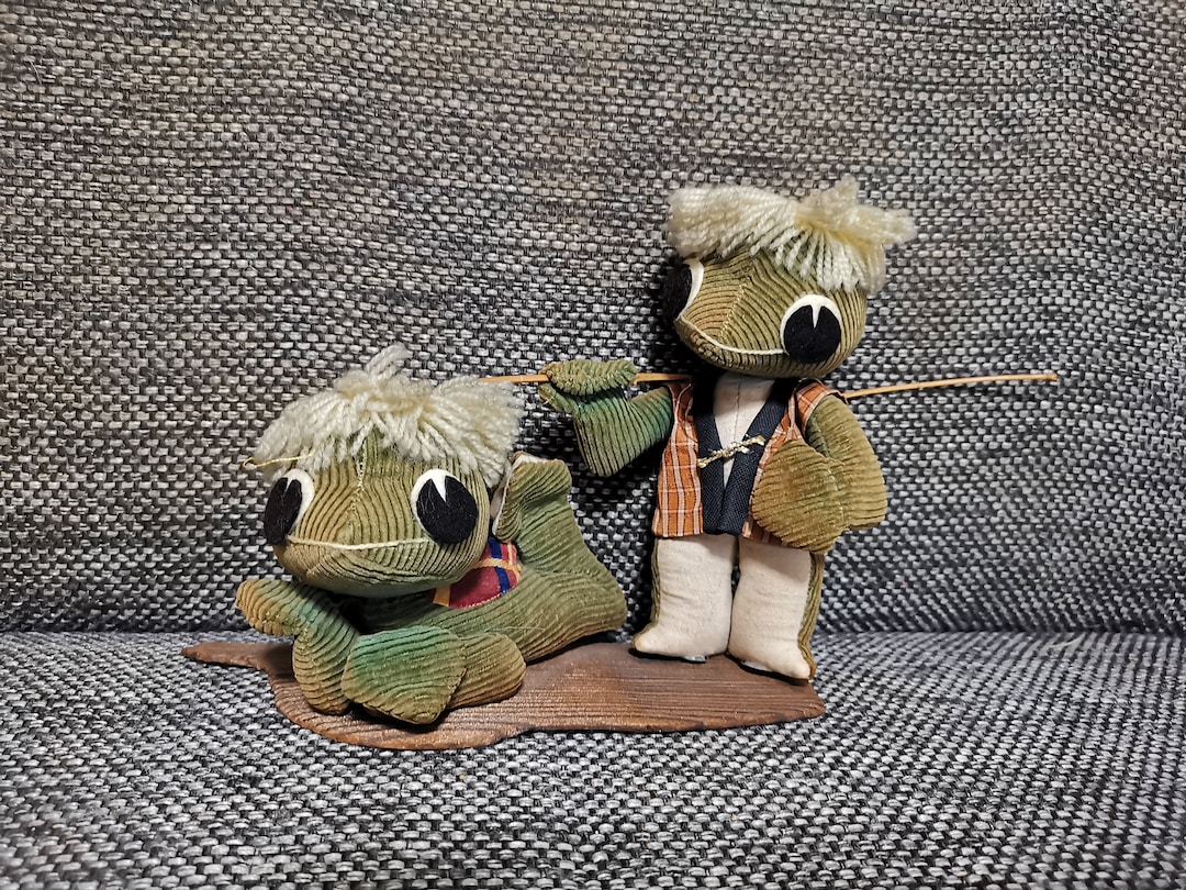 Vintage Stuffed Animal Kappa Japanese Folklore Creatures Kappa Fishing ...