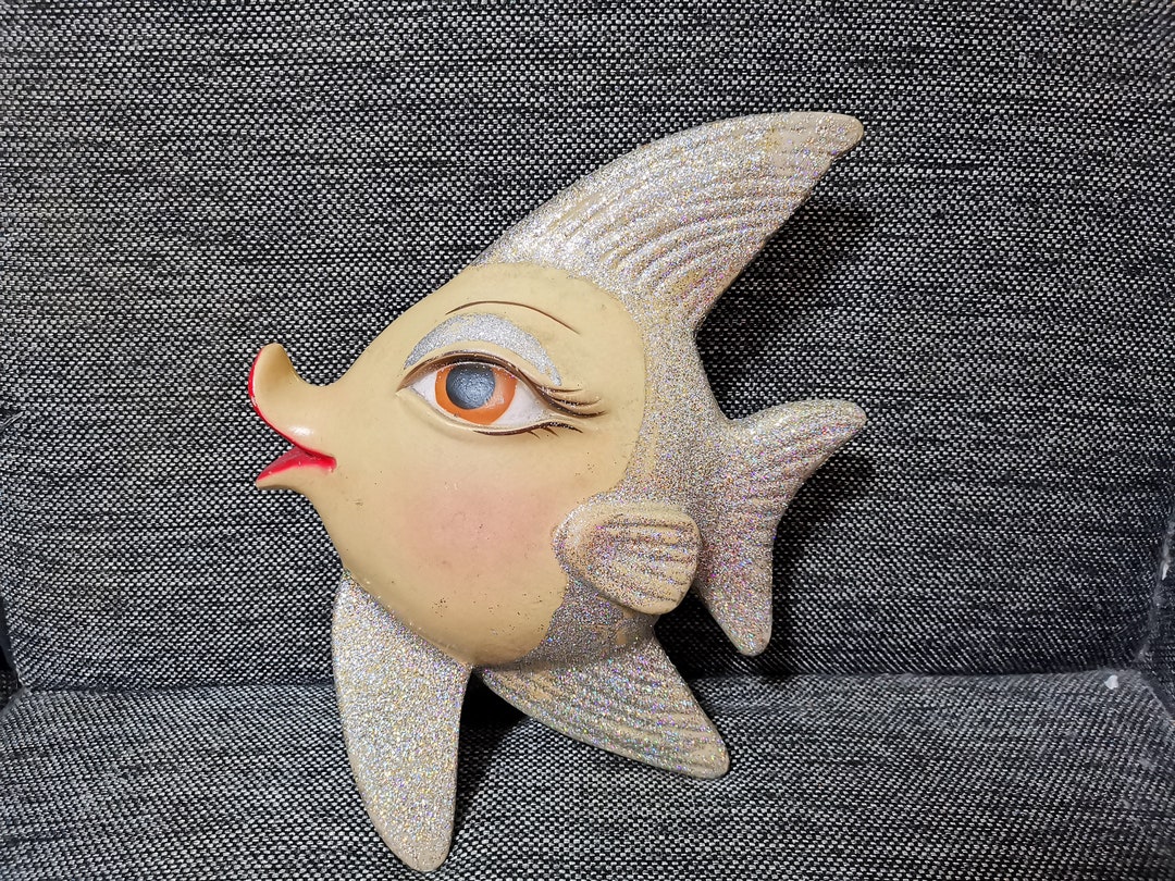 Vintage Retro Collectibles Vinyl Kawaii Kitsch Big Eye Silver Color ...