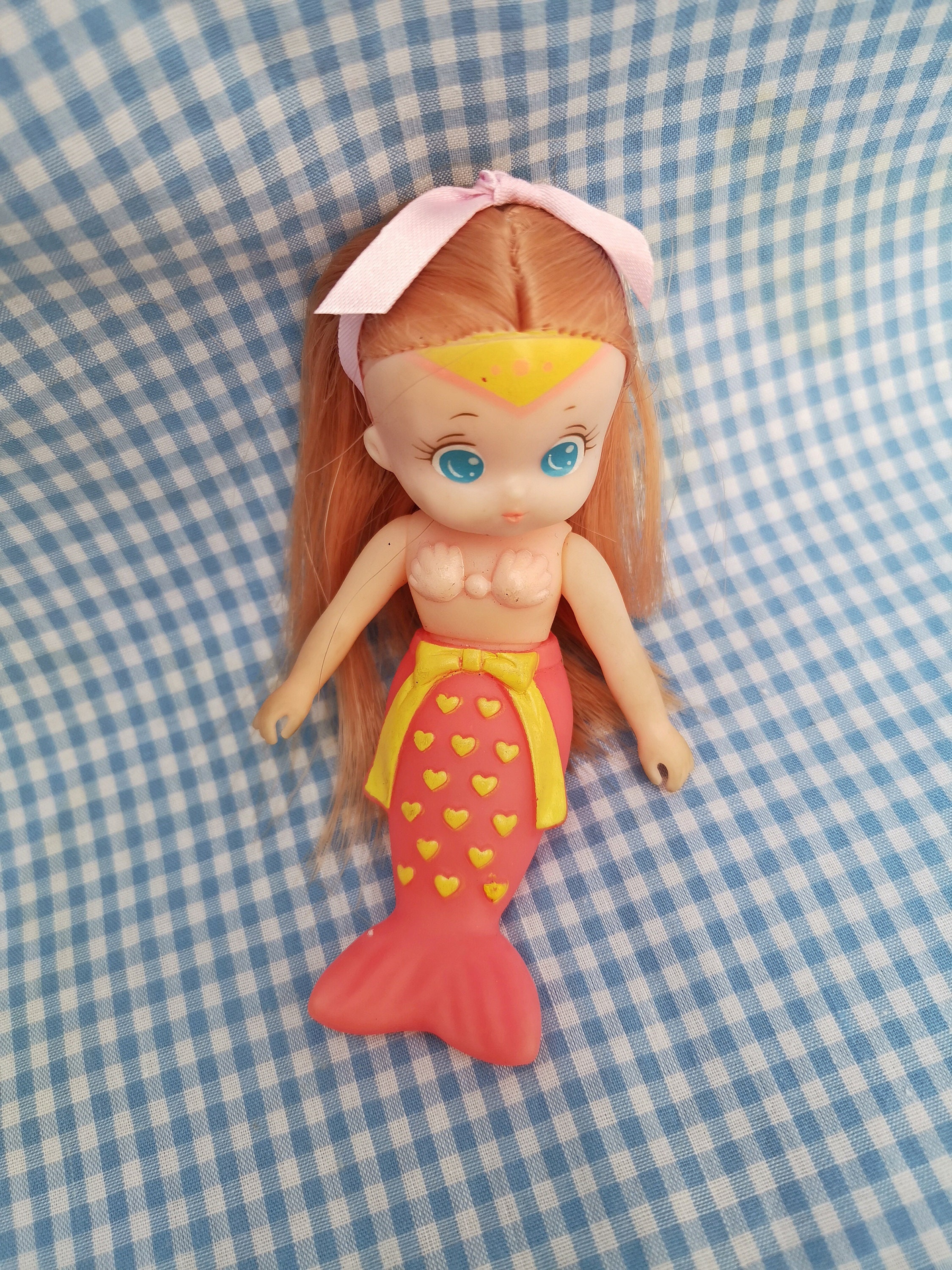 Vintage Japanese Kawaii Showa Rubber Big Eye Mermaid Takara | Etsy