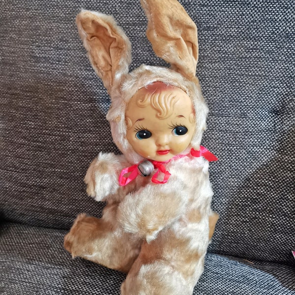 Big Eye Bunny Plush - Etsy