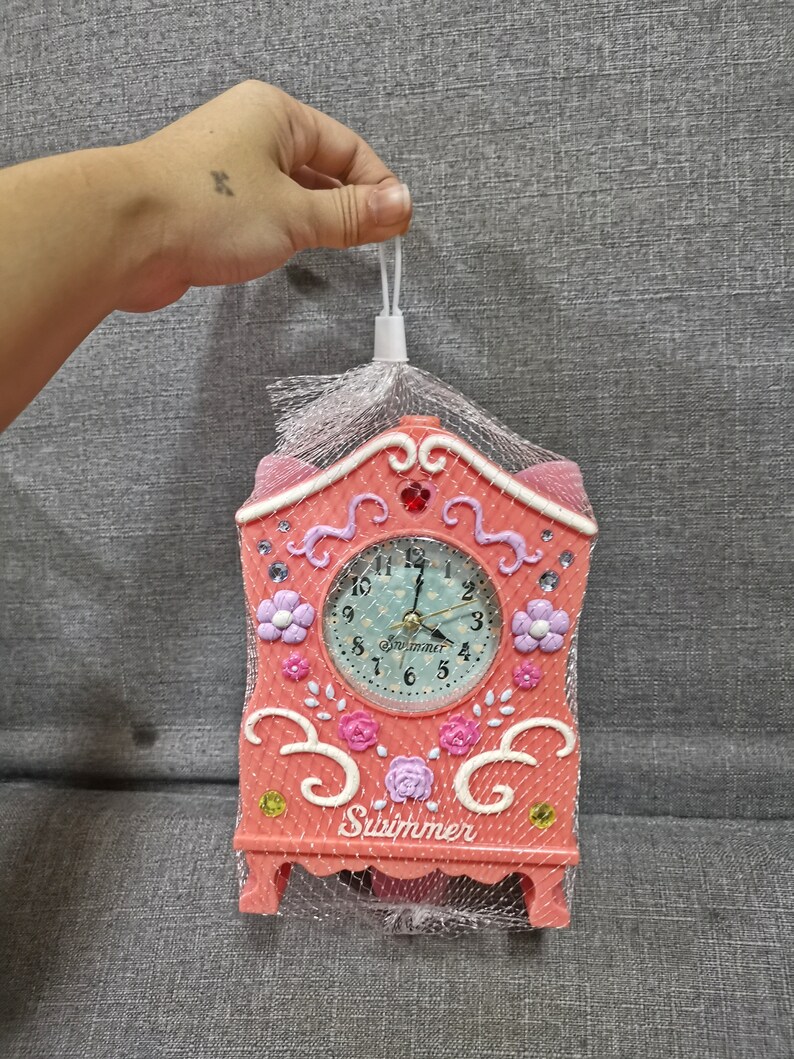 Vintage Cute Japanese Toys Kawaii Pink House Alarm Clock - Etsy