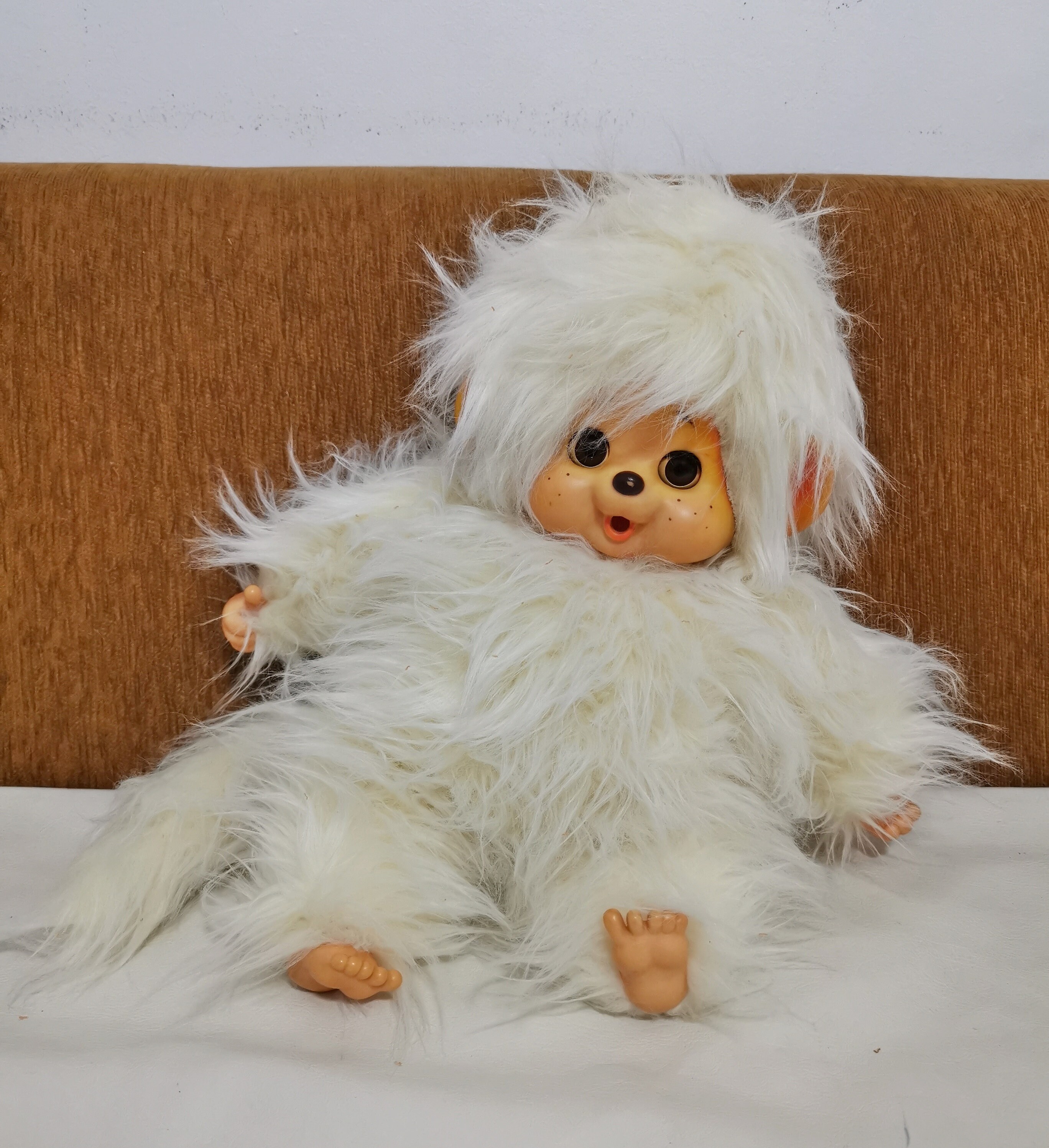Vintage Monchhichi Fur White Toho Daisuke Japan Doll - Etsy
