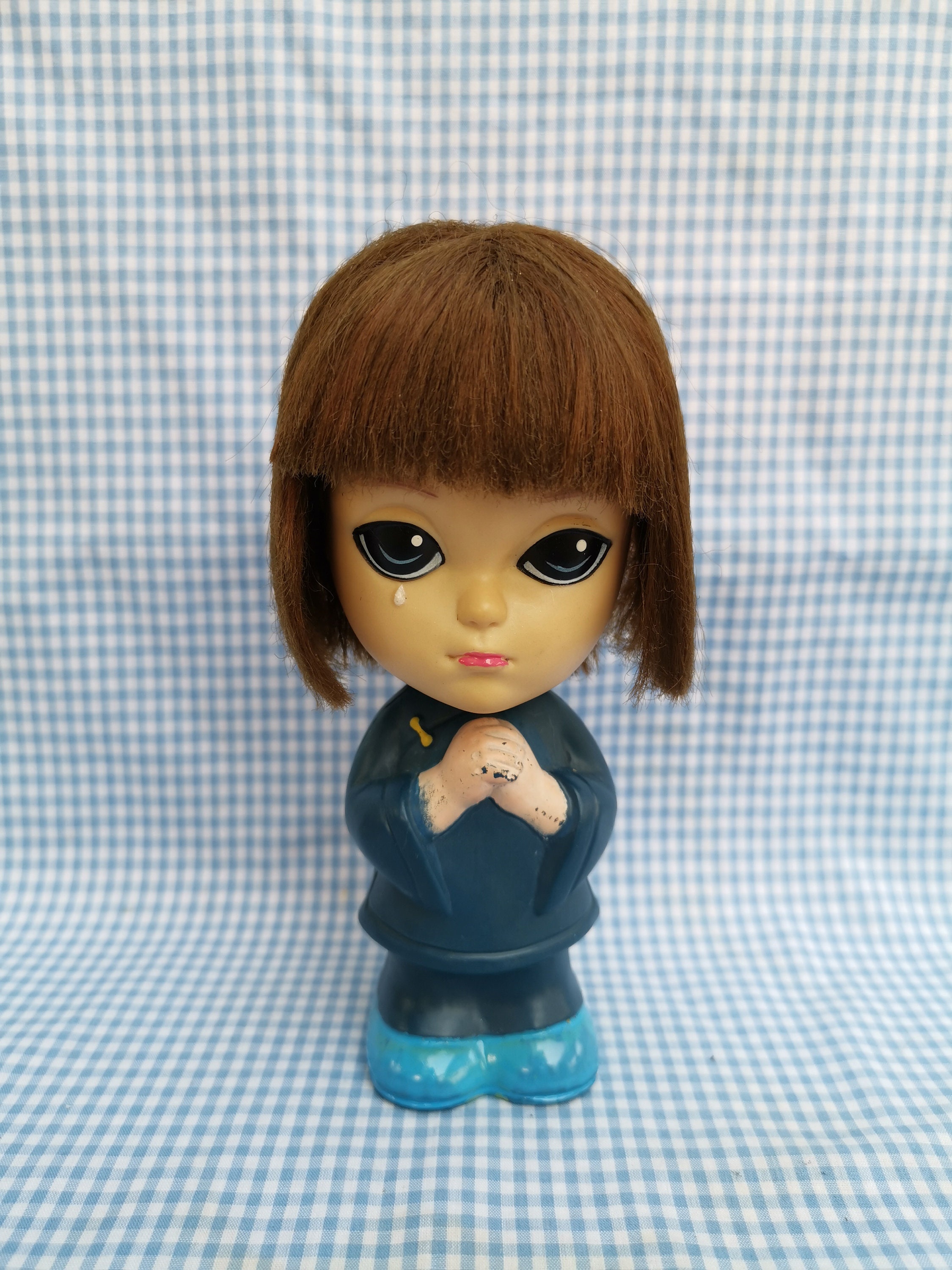 Vintage big eye sad eye hong kong doll 6.5inc | Etsy