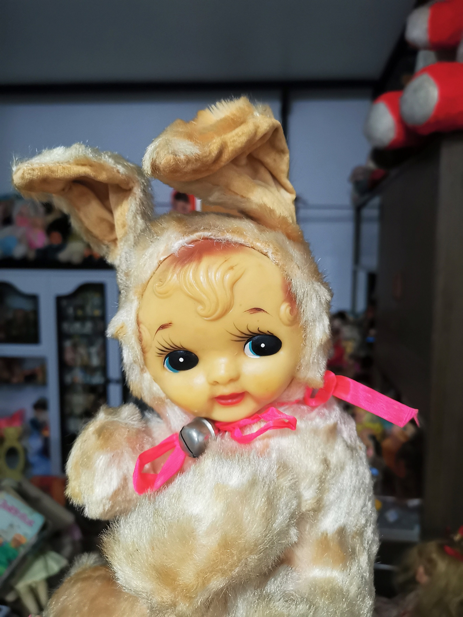 Vintage Japanese Easter Rabbit Canelon Bunny Baby Doll Animal | Etsy