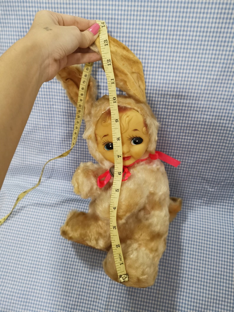 Vintage Japanese Easter Rabbit Canelon Bunny Baby Doll Animal | Etsy