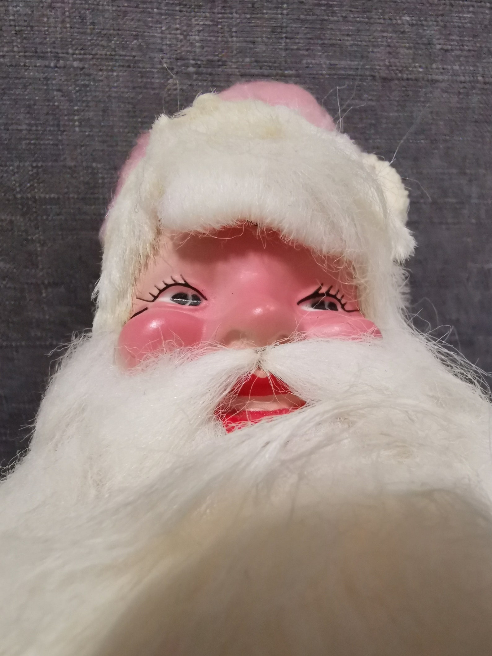 Vintage Cute Pink Santa Pixie Toys Stuffed Harold Gayle Santa Claus ...