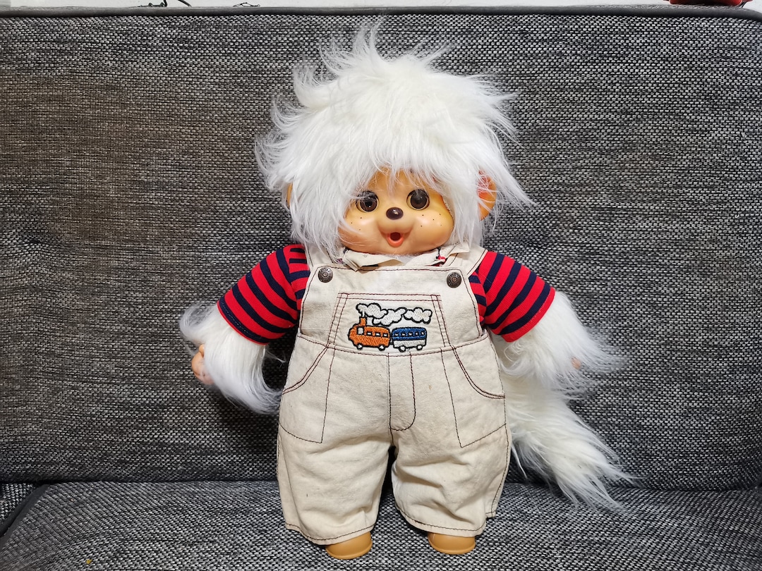 Vintage Monchhichi Fur White Toho Daisuke Japan Doll - Etsy