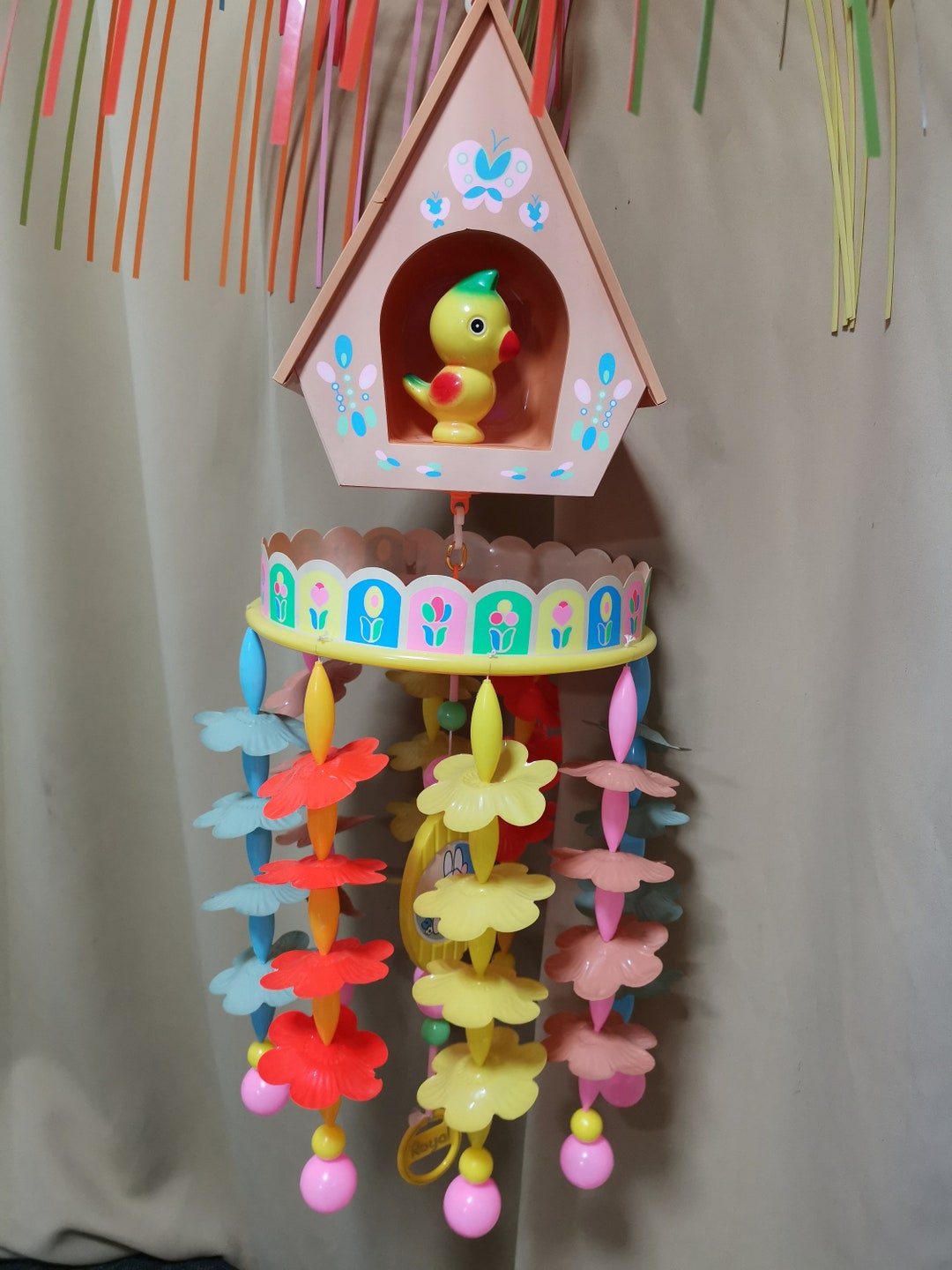 Vintage Japanese Yellow Bird Toys Baby Doll Kawaii Showa Celluloid Bird ...