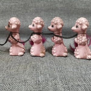 Vintage Japanese Puppy Dog Toys Kawaii Kitsch Ceramic Pink Fur - Etsy