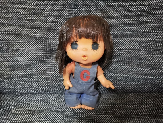 Vintage Japanese Kawaii Rubber Big Eye Gege Girl Baby - Etsy