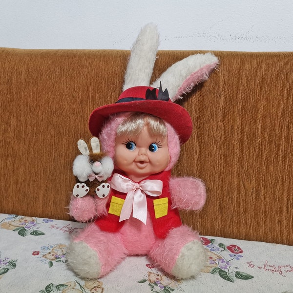 Big Eye Bunny Plush - Etsy