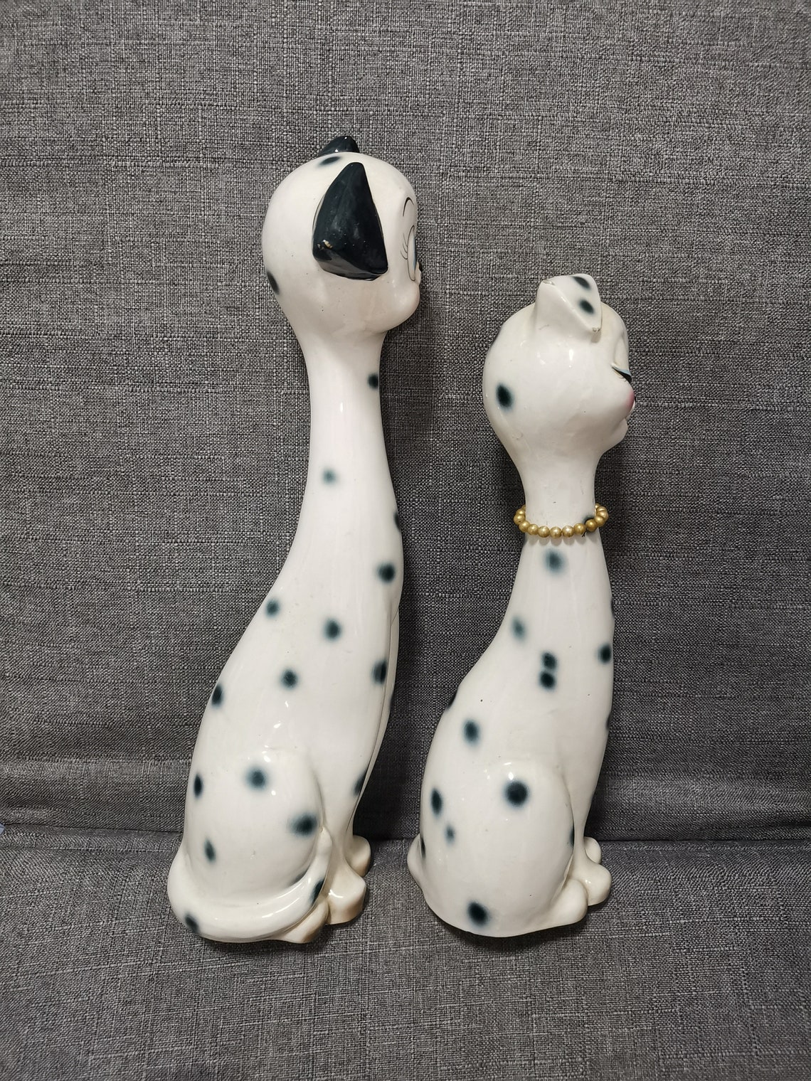 Vintage Ceramic Japanese Kitsch Kawaii Long Neck Big Eye Puppy | Etsy