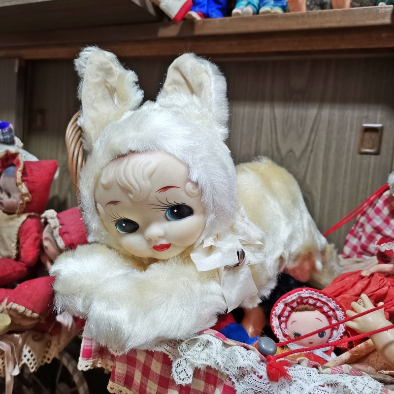 Big Eye Bunny Plush - Etsy