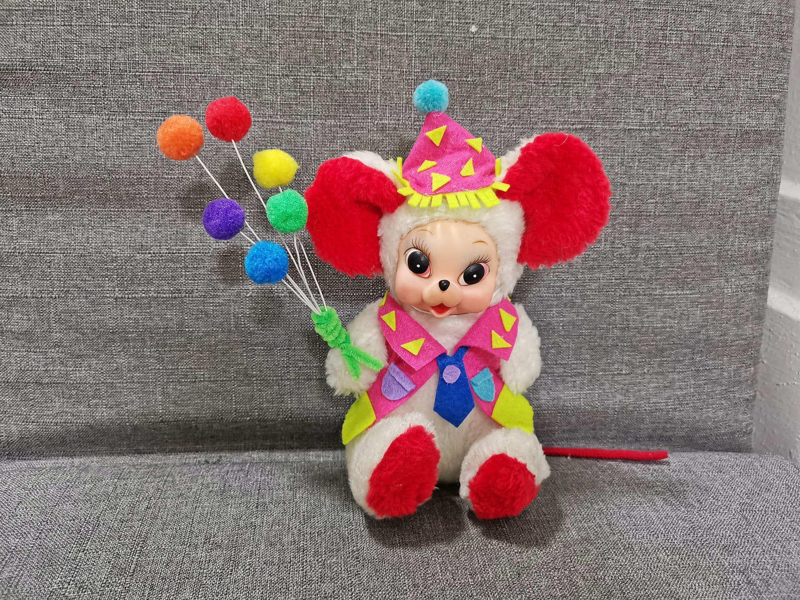 Vintage Rubber Face Stuffed Animal Rushton Mouse Doll | Etsy