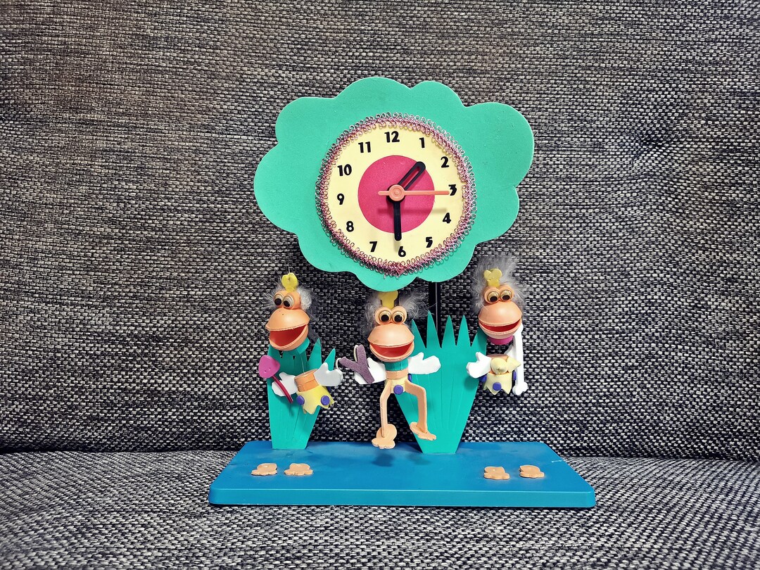 Vintage Cute Kawaii Big Eye Bird Tree Clock Japan Home Decoration - Etsy