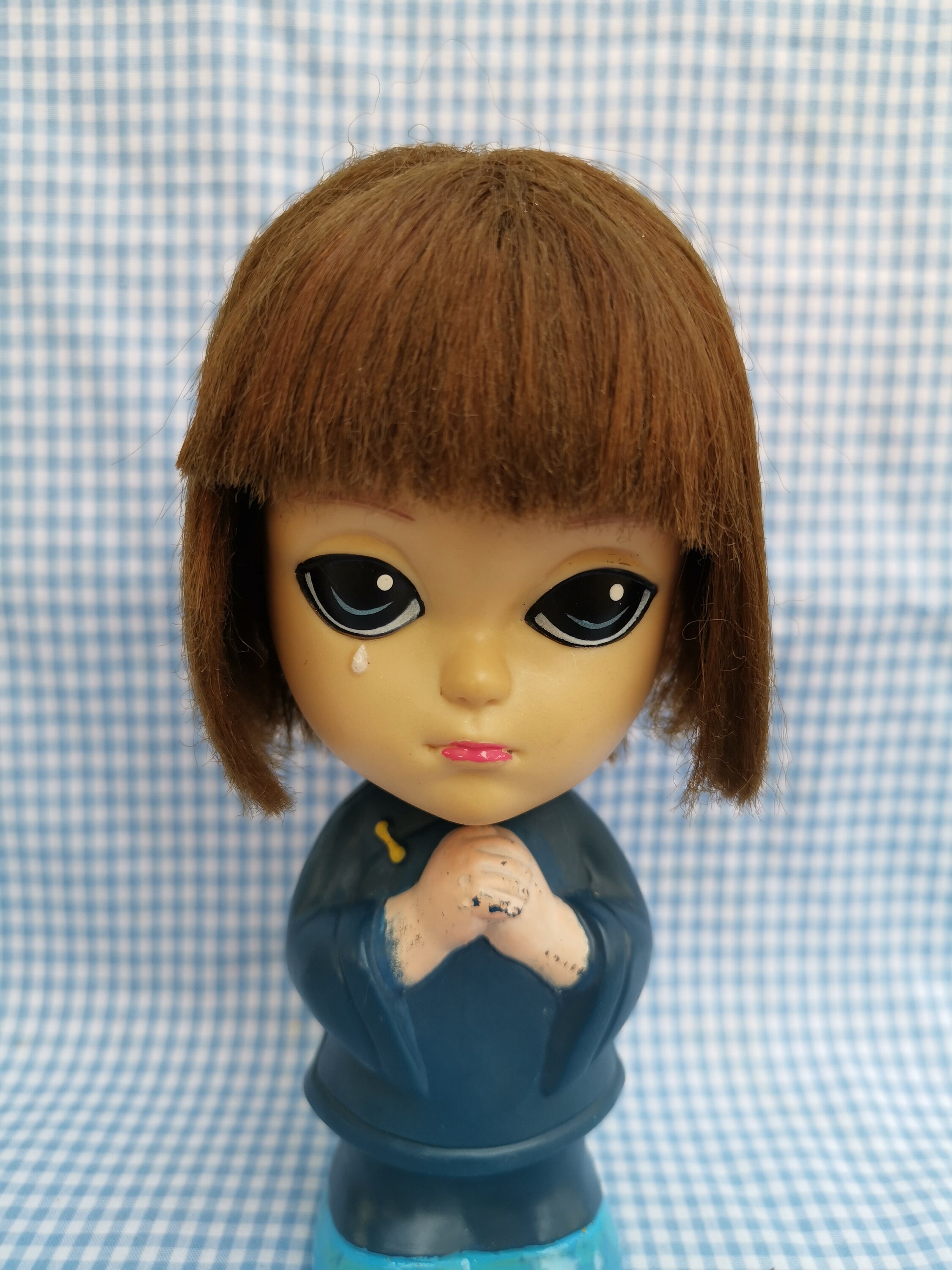 Vintage big eye sad eye hong kong doll 6.5inc | Etsy