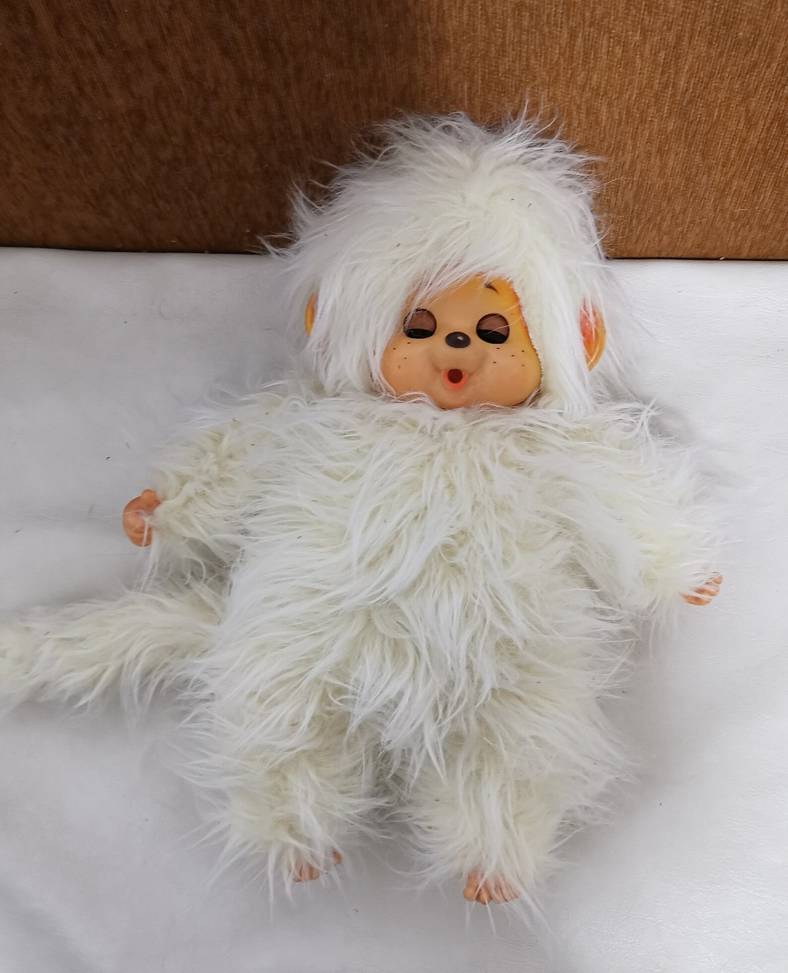 Vintage Monchhichi Fur White Toho Daisuke Japan Doll - Etsy