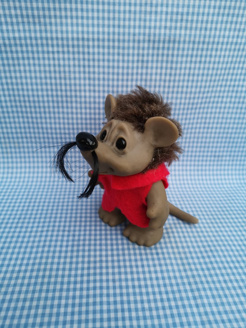 Vintage Rubber Dam Troll MOUSE High 5inc | Etsy