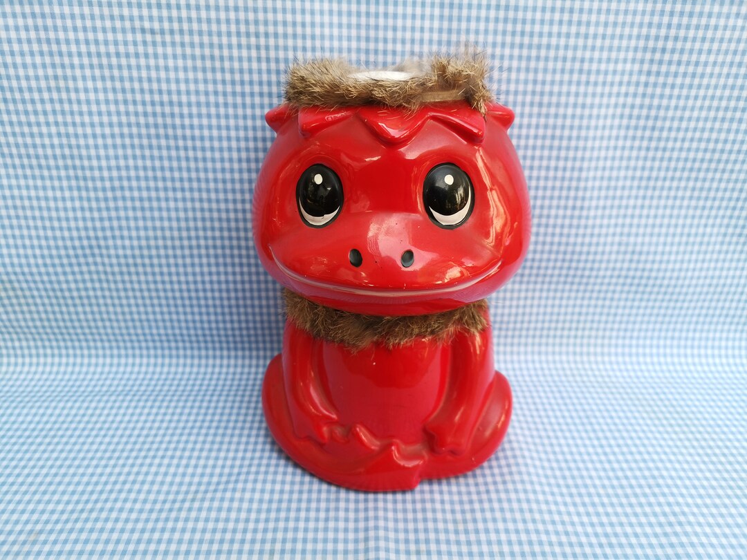 Vintage Japanese Kappa Folklore Kawaii Animal Ceramic Kitsch Big Eye ...