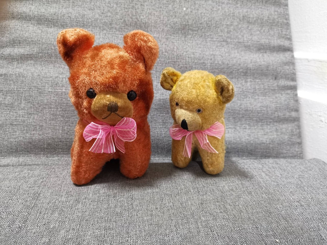 Vintage Cute Japanese Animal Bear Kawaii Stuffed Animal Fur Bear Japan ...