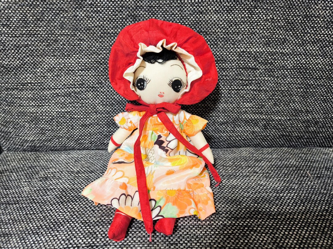 Vintage Showa Big Eye Bunka Cloth Japanese Doll - Etsy