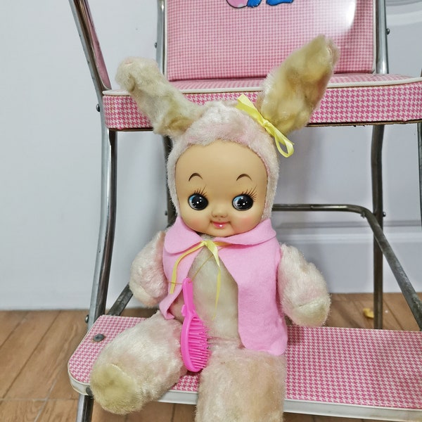 Big Eye Bunny Plush - Etsy