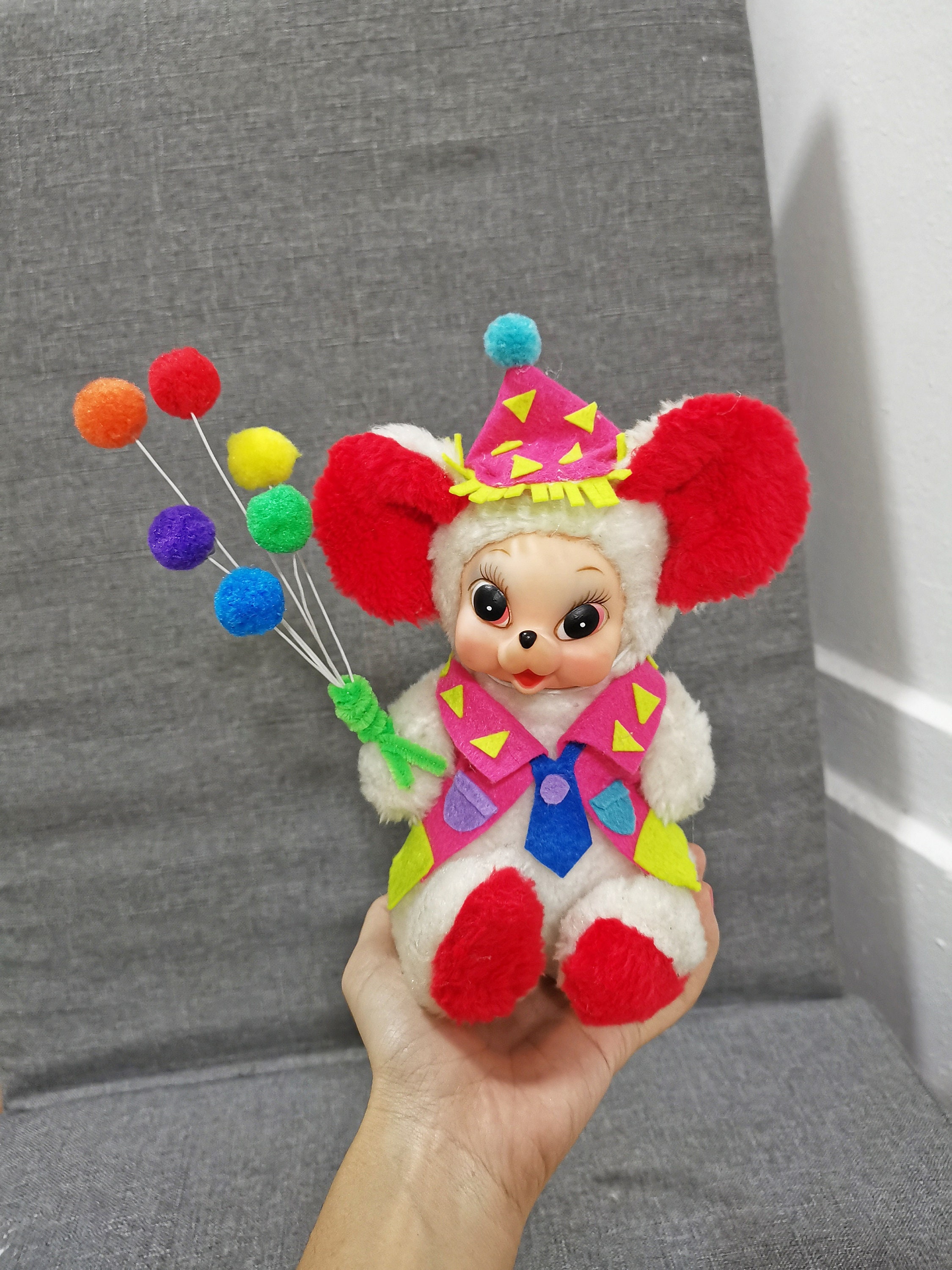 Vintage Rubber Face Stuffed Animal Rushton Mouse Doll | Etsy