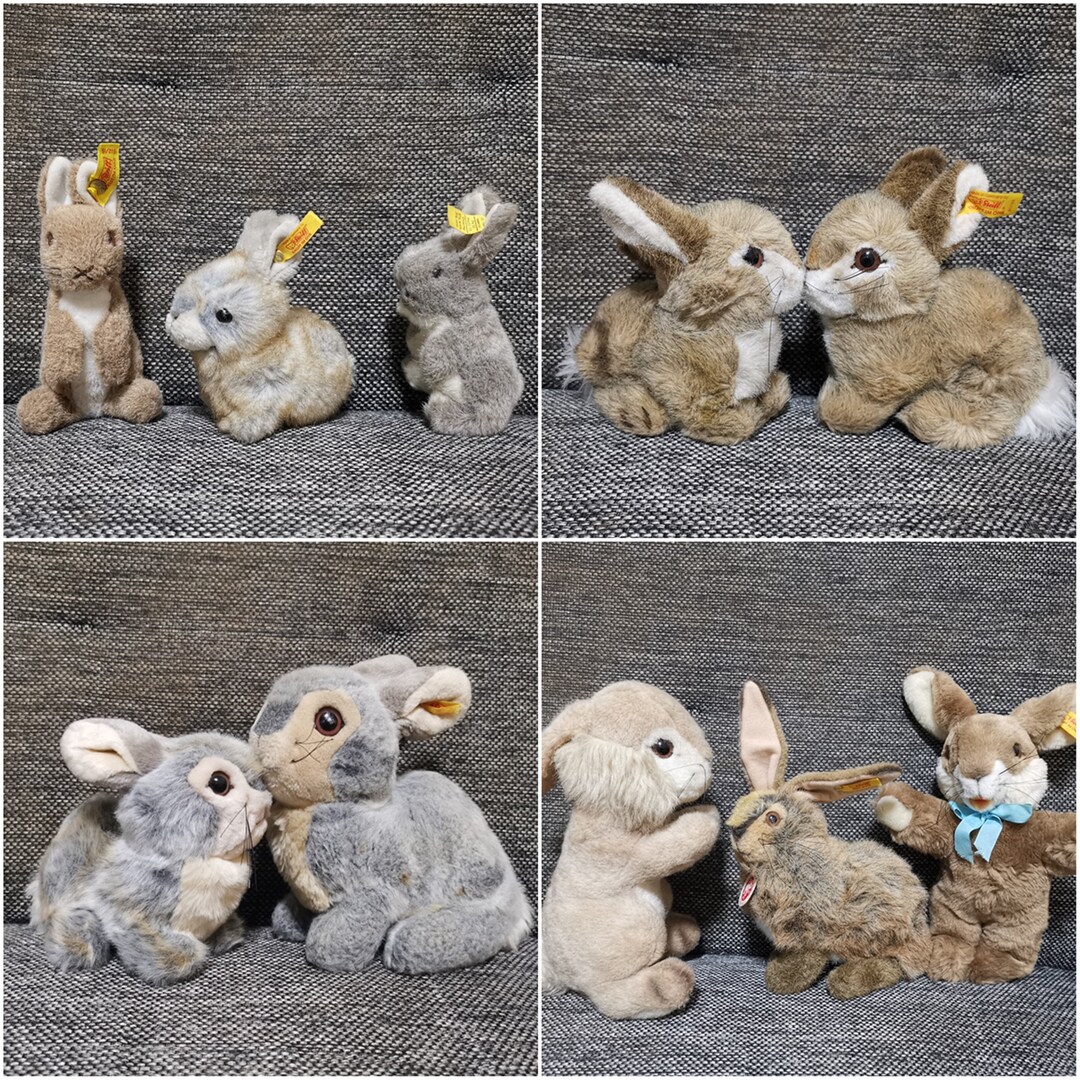 Vintage Steiff Bunny Rabbit Mohair Germany Plush Doll - Etsy