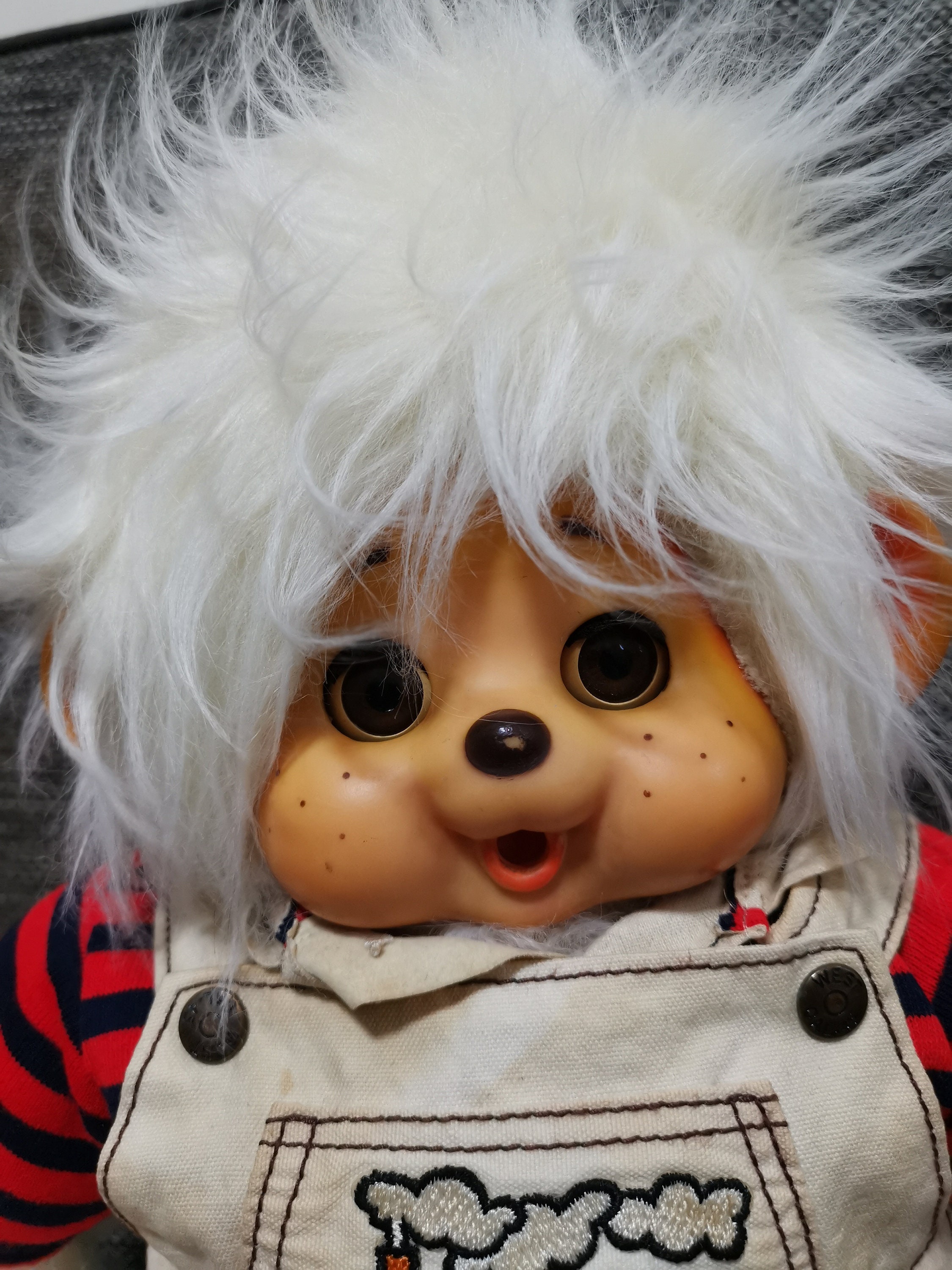 Vintage Monchhichi Fur White Toho Daisuke Japan Doll - Etsy