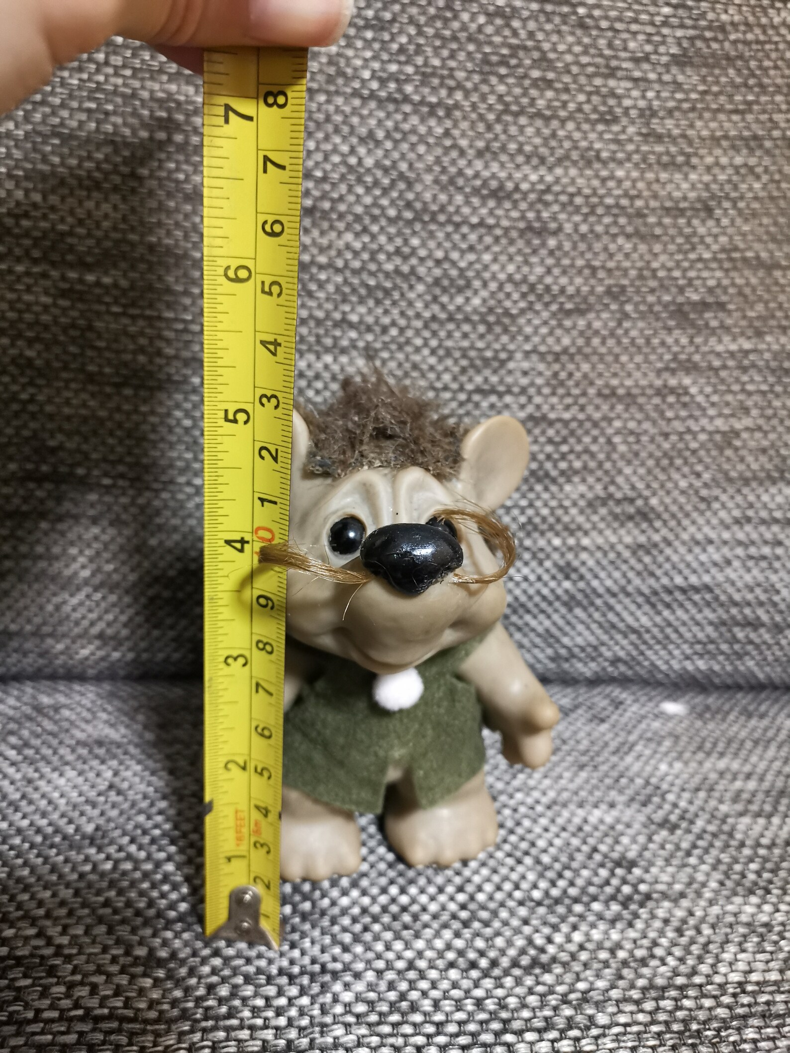 Vintage Rubber Dam Troll MOUSE High 5inc - Etsy