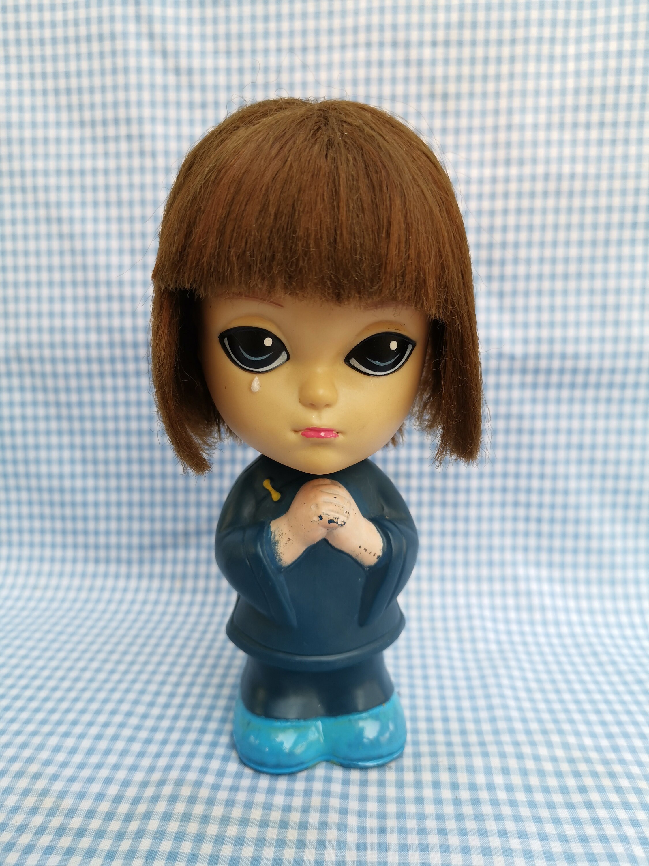 Vintage big eye sad eye hong kong doll 6.5inc | Etsy