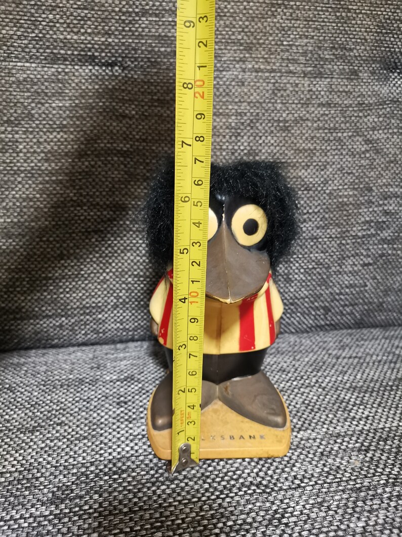 Vintage Kawaii Big Eye Fauni Finland Tivvi Crow Money Box Coin - Etsy